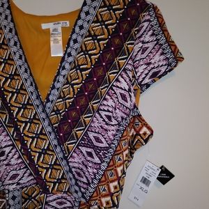 Studio 1 | Dresses | Studio Short Sleeve Wrap Dress | Poshmark